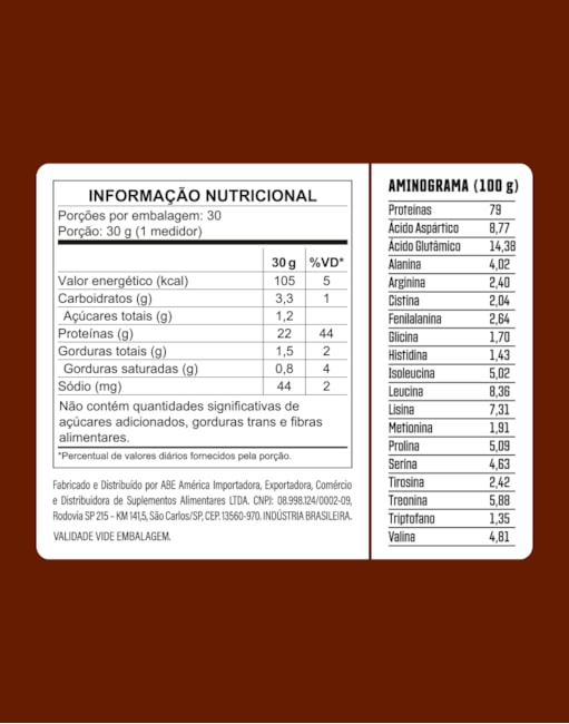 Whey Protein Concentrada 100% - 3VS Nutrition