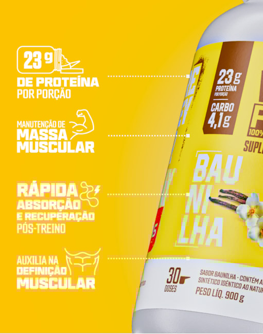 Whey Protein Concentrada 100% - 3VS Nutrition